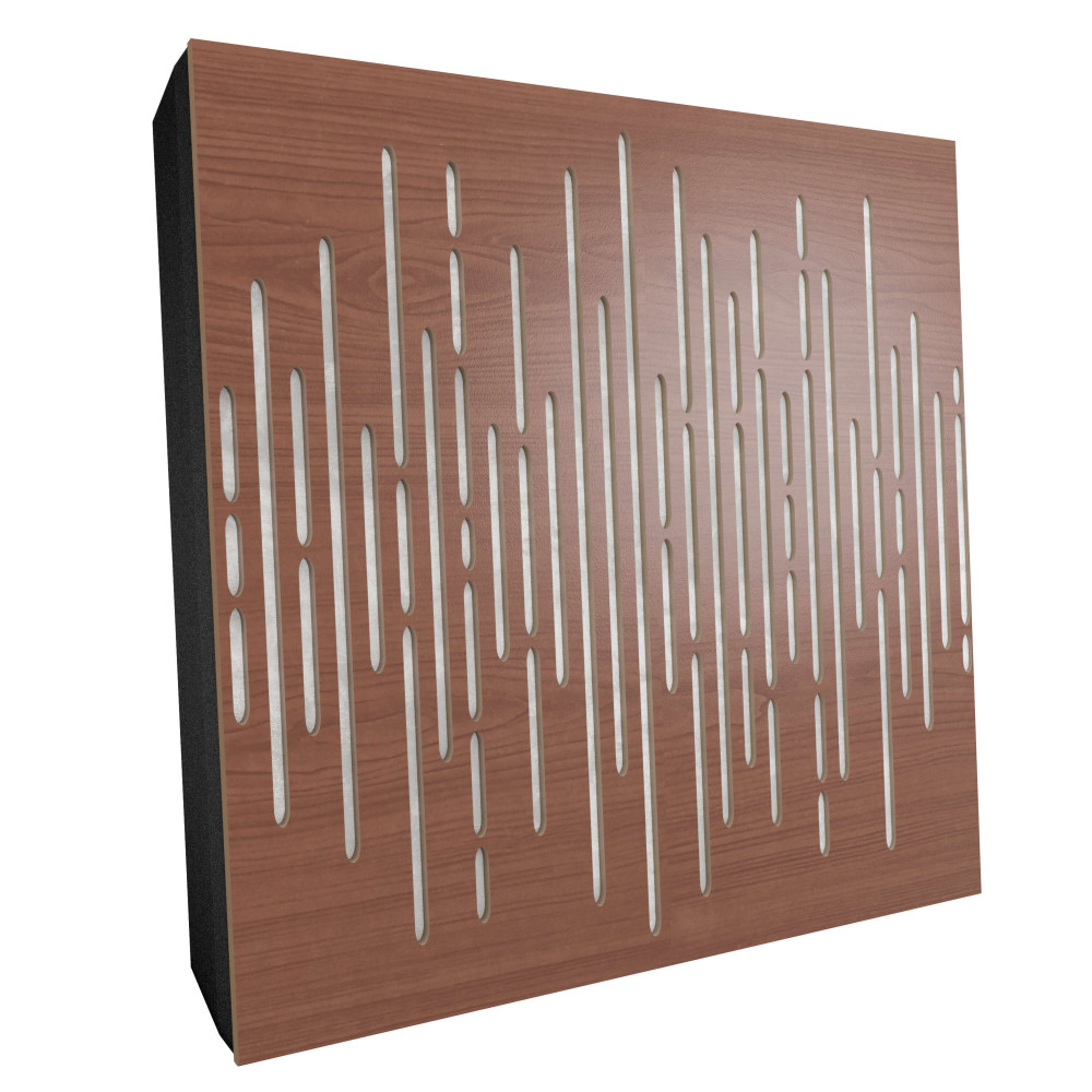 Sound Absorbing Acoustic Panel «Wave Fabric» Nut — WorldWide Shipping ...