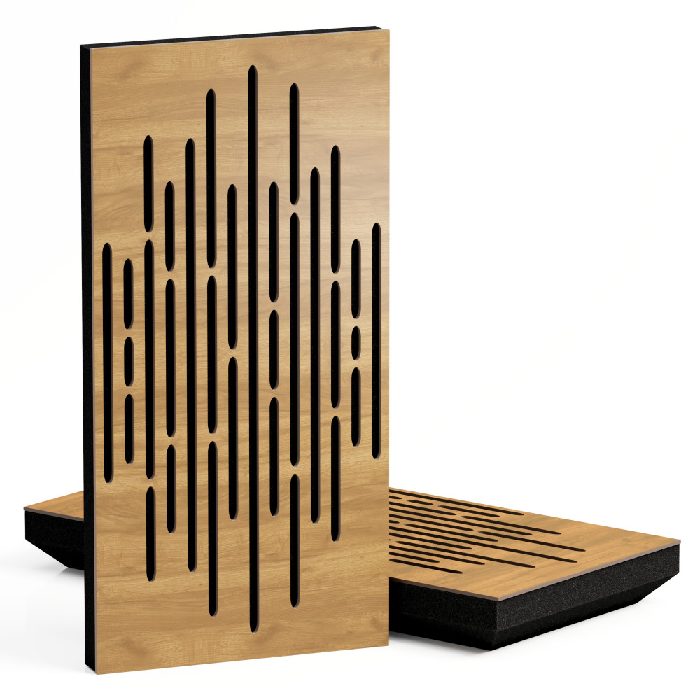 Narrow Sound Absorption-Diffuse Acoustic Panel «Wave» — WorldWide ...