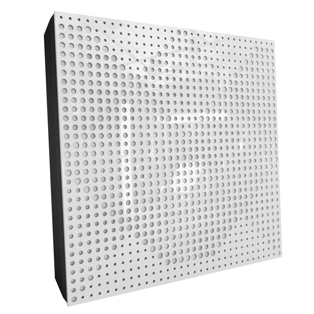 Sound Absorbing Acoustic Panel «Wilds Fabric» White Gloss — WorldWide ...